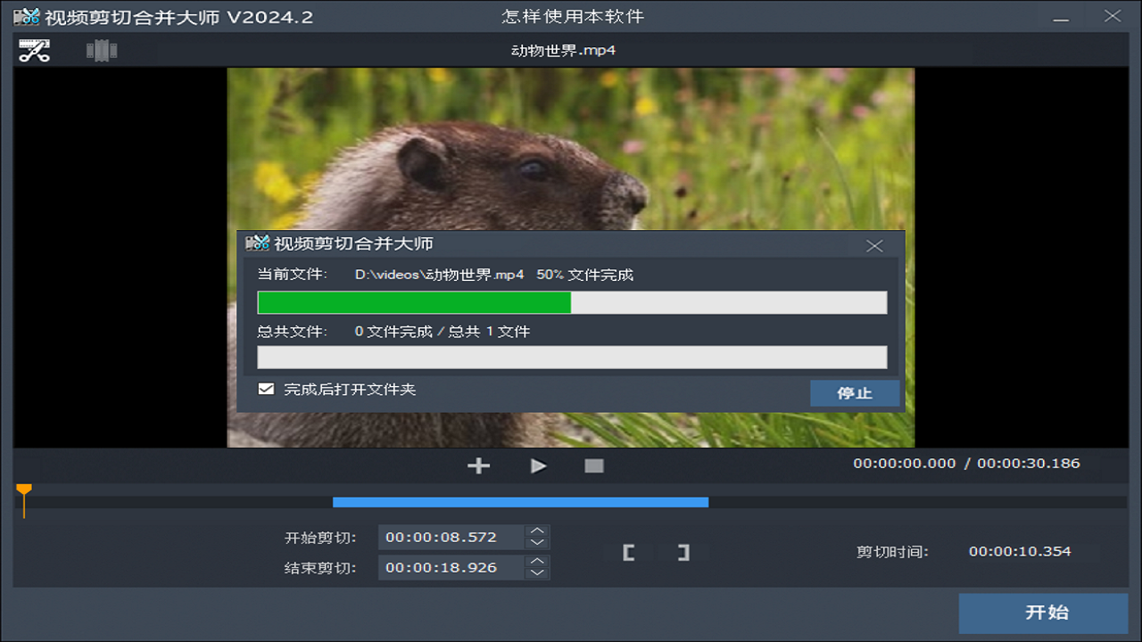 视频剪切合并大师 2025.6-外行下载站